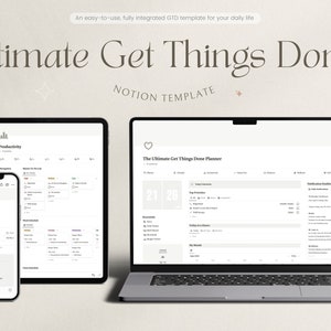 Ultimate GTD Notion Template Personal GTD Template All in One - Etsy
