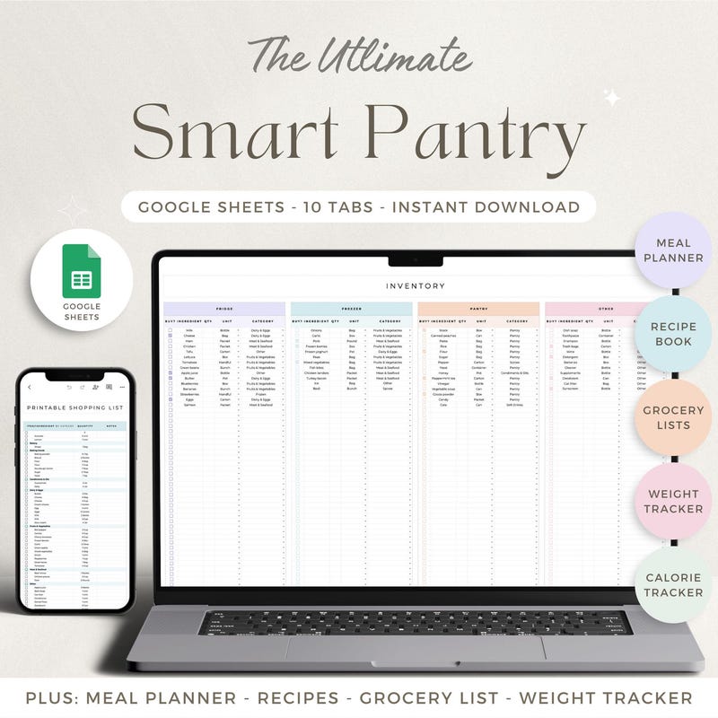 Food Pantry Tracking Sheet - Etsy UK