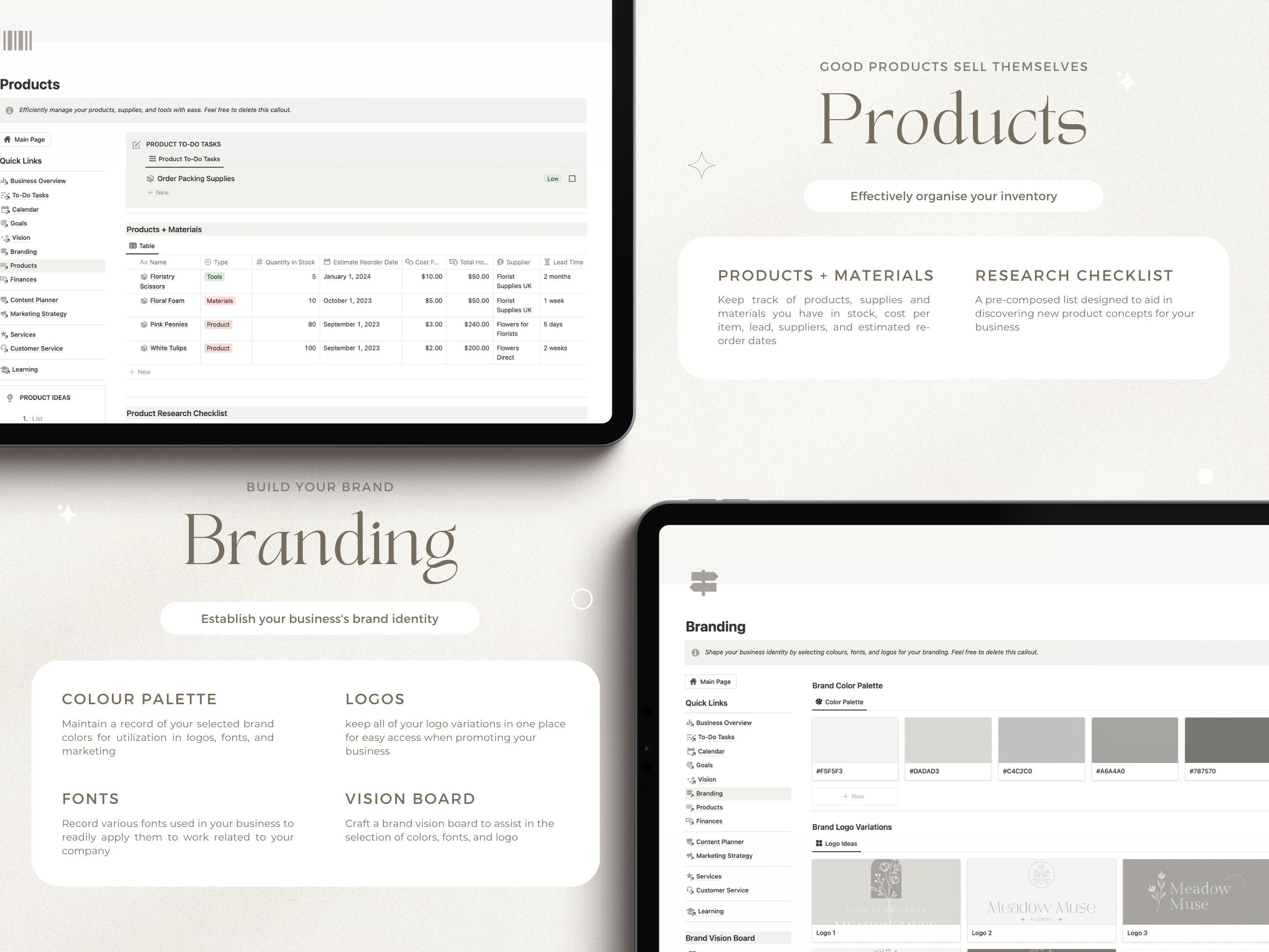 Notion Template Business Planner All in One Notion Business Work Notion ...