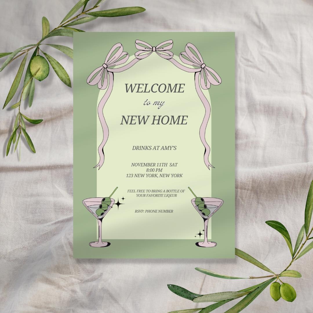 Editable Housewarming Digital Invitation, Housewarming Invitation ...