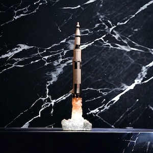 Saturn V Rocket Lamp, 3D Printed Desk Light,nasa Space Decor, Nasa ...