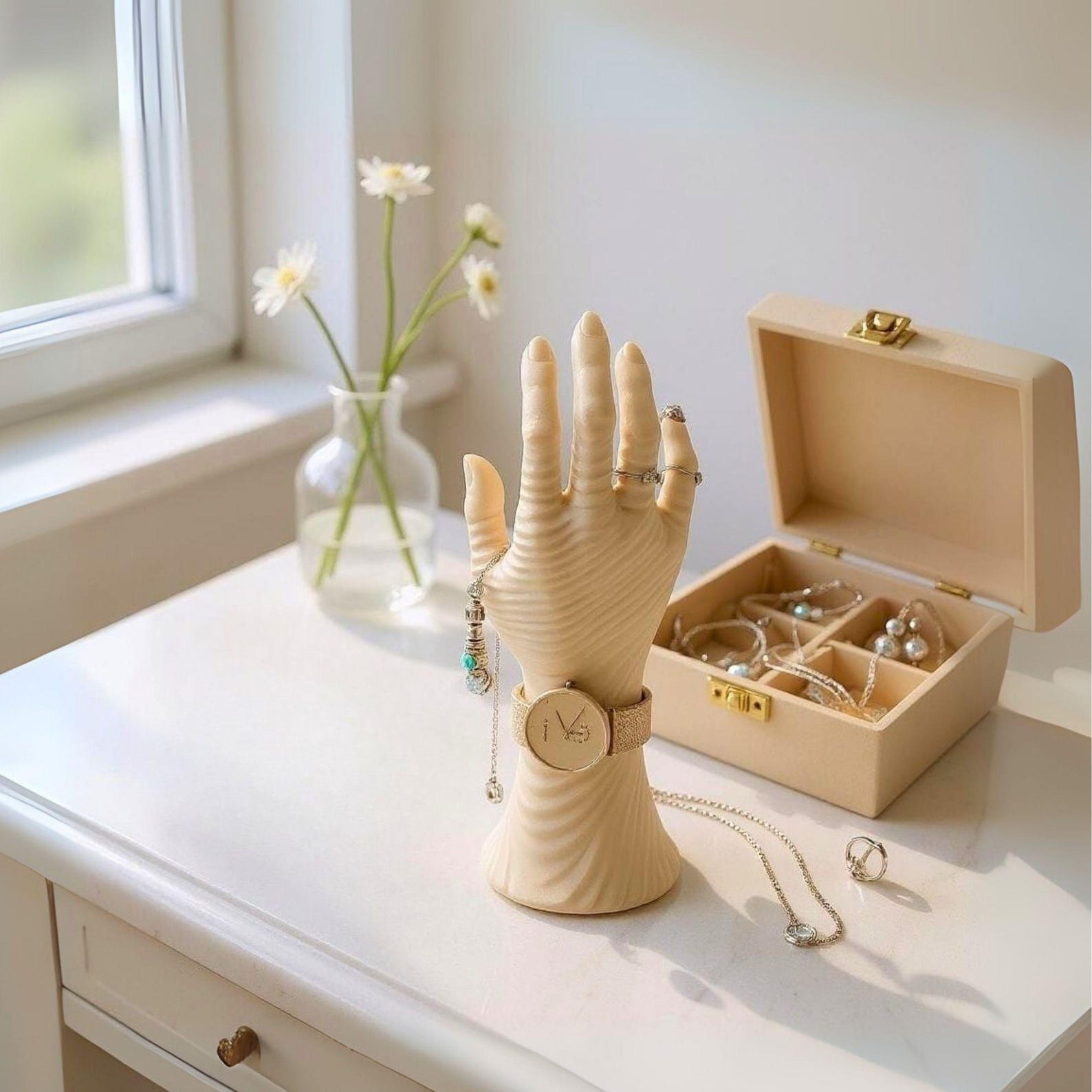 Elegant Hand Jewelry Stand, Jewelry Holder, Apple Watch Stand - Etsy