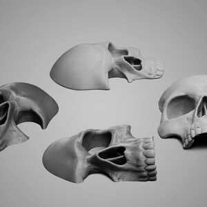 Skull Wall Decor, Skull Wall Art, Halloween Decor, Gothic Home Decor ...