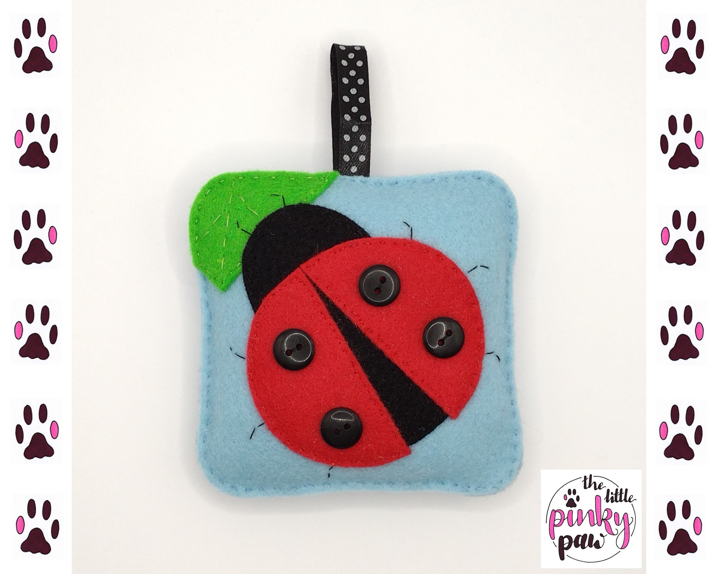 Ladybird Felt Sewing Pattern Pdf Tutorial instant Digital Download ...