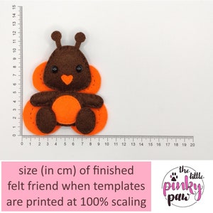 Butterfly Felt Sewing Pattern Pdf Tutorial (instant Digital Download ...