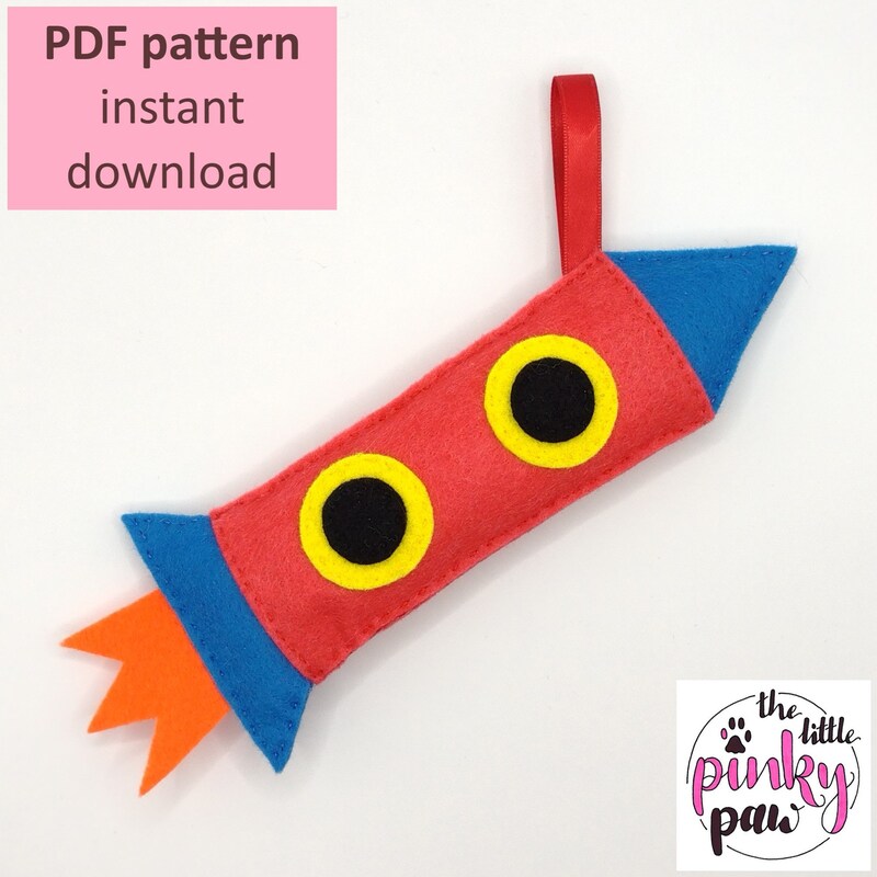 Felt Rockets - Etsy