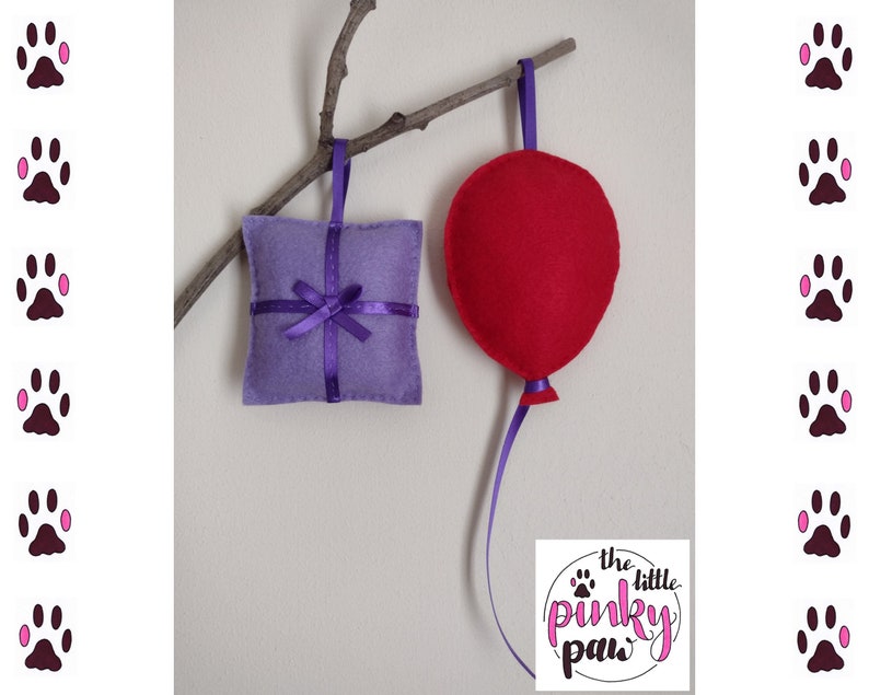 Present Balloon Felt Sewing Pattern Pdf Tutorial (instant Digital ...