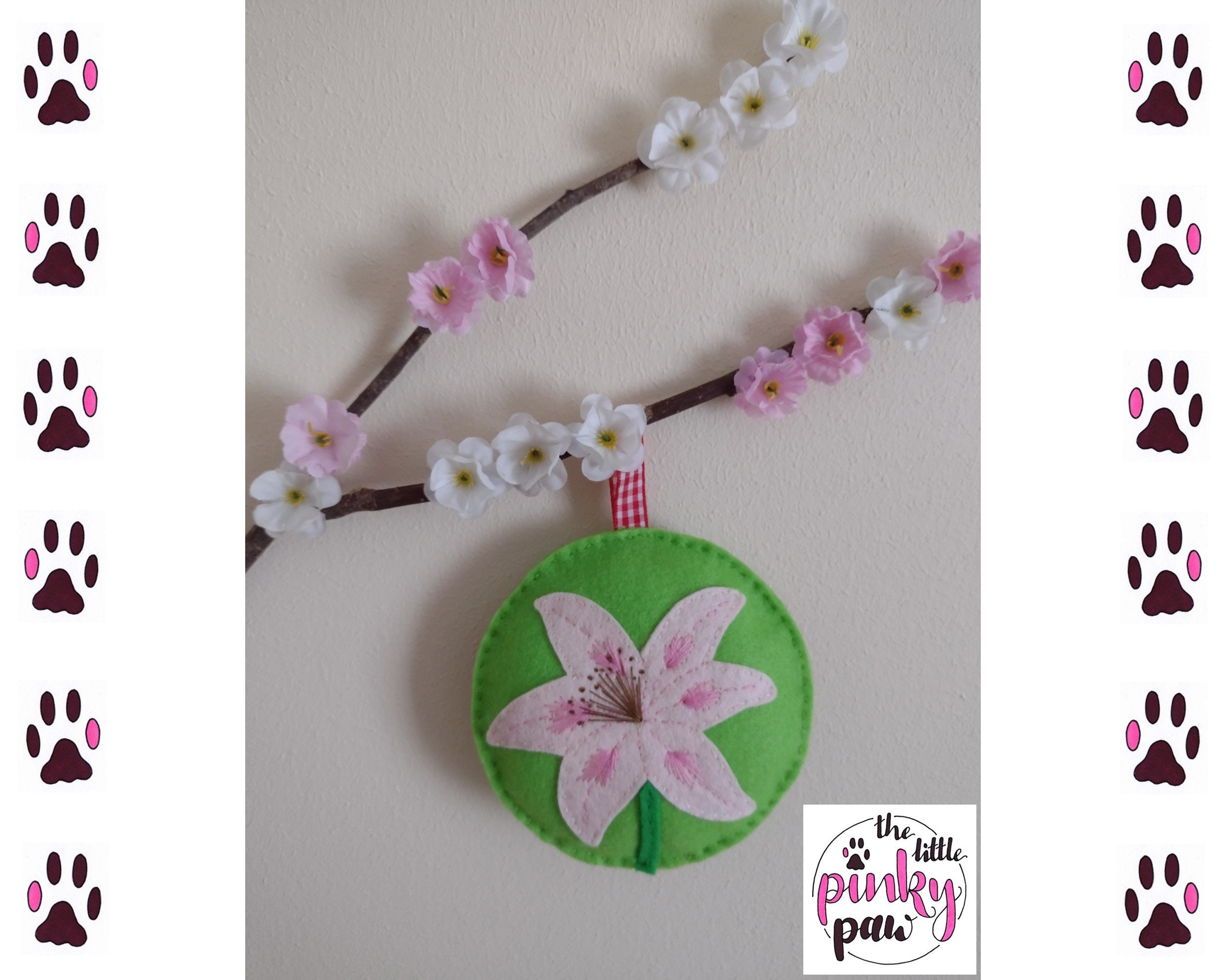 Lily Felt Sewing Pattern Pdf Tutorial (instant Digital Download ...