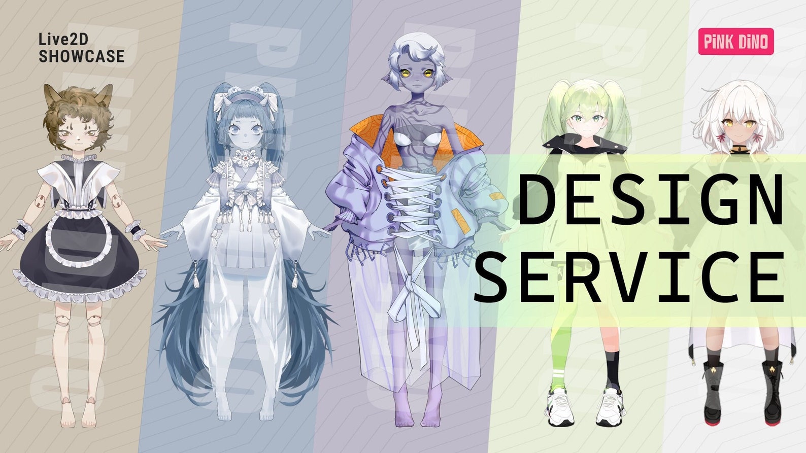 Live2d Model Half Body Design Commision Vtuber Design - Etsy