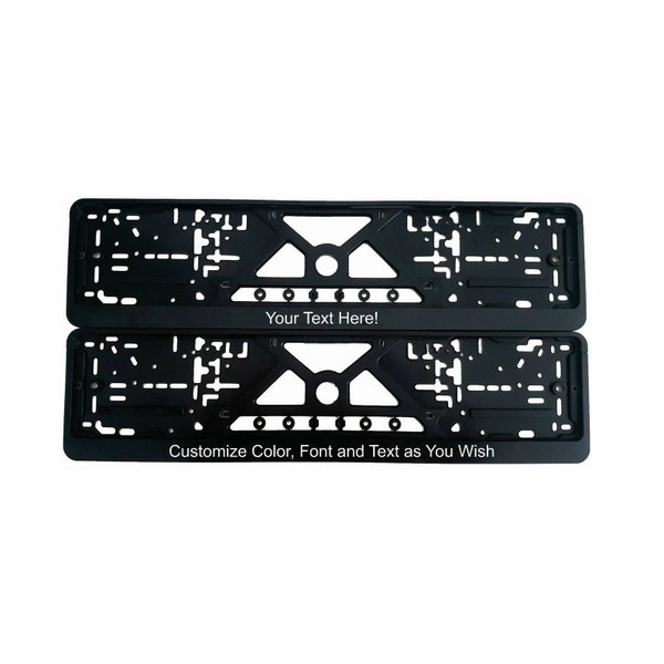 Number Plate Surround - Etsy