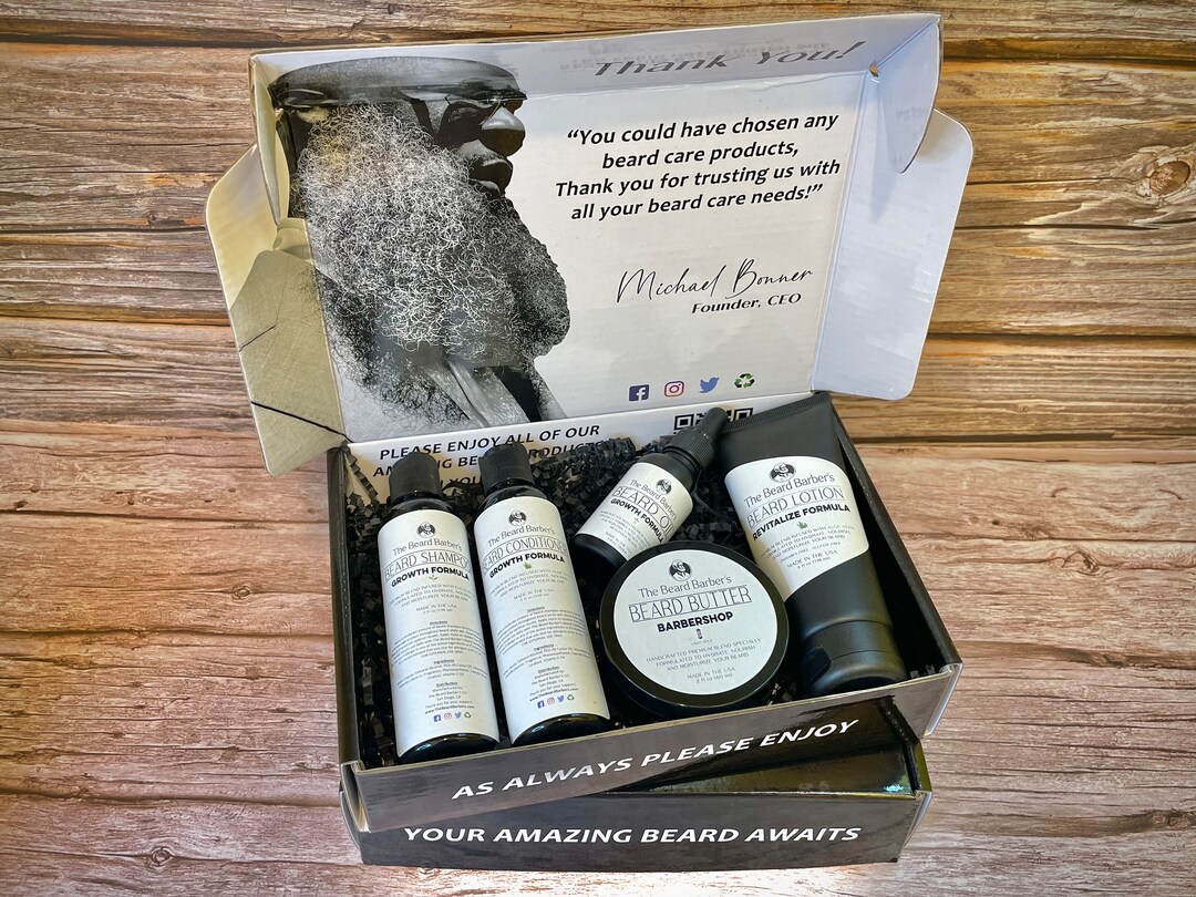 Men's Beard Care Gift Set - Etsy