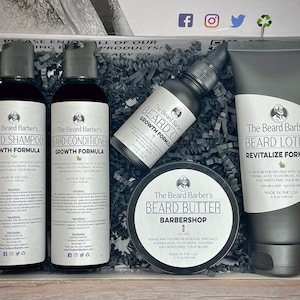 Men's Beard Care Gift Set - Etsy