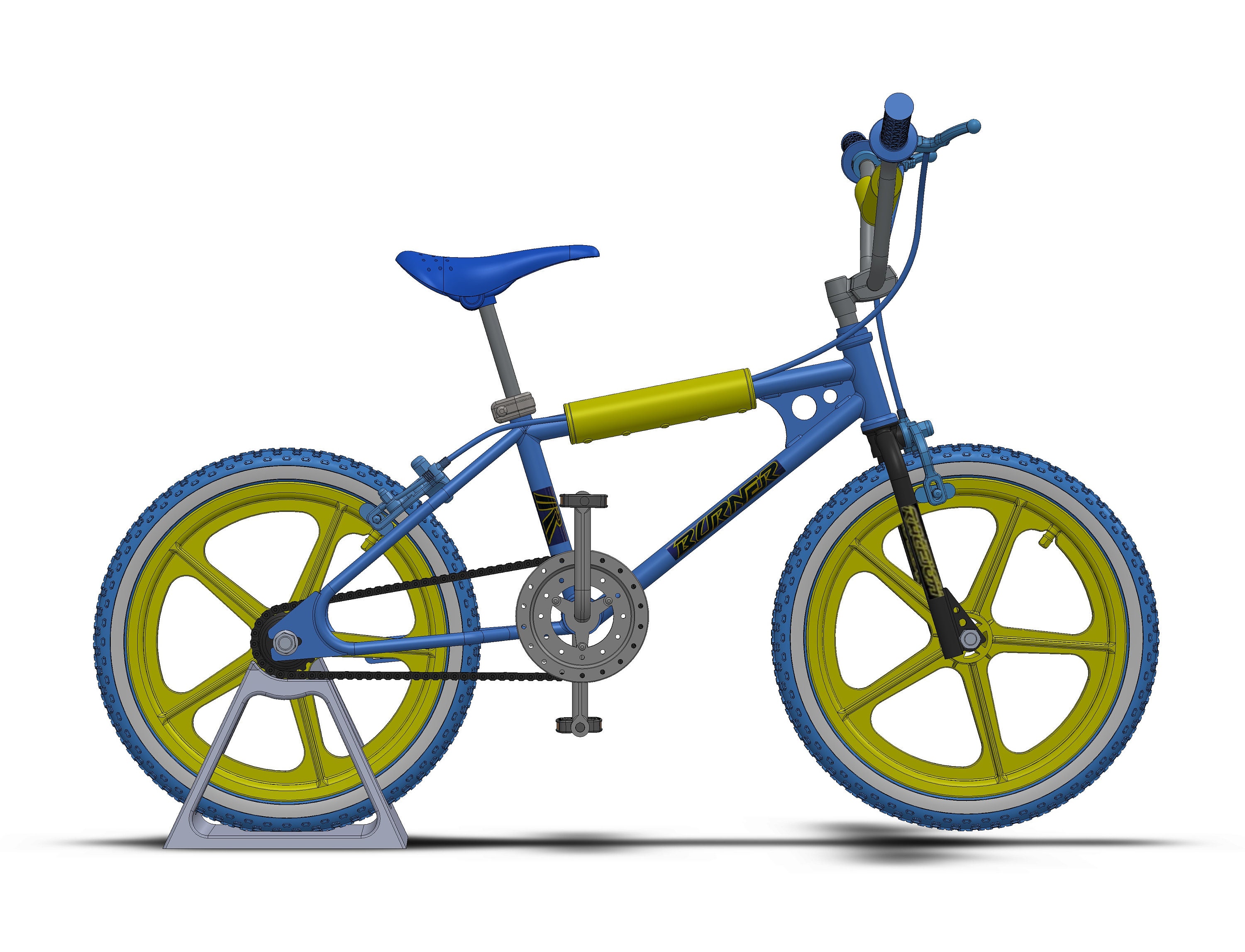 Tuff Burner BMX Scale Model STL Files, 1:5 (digital Download) - Etsy