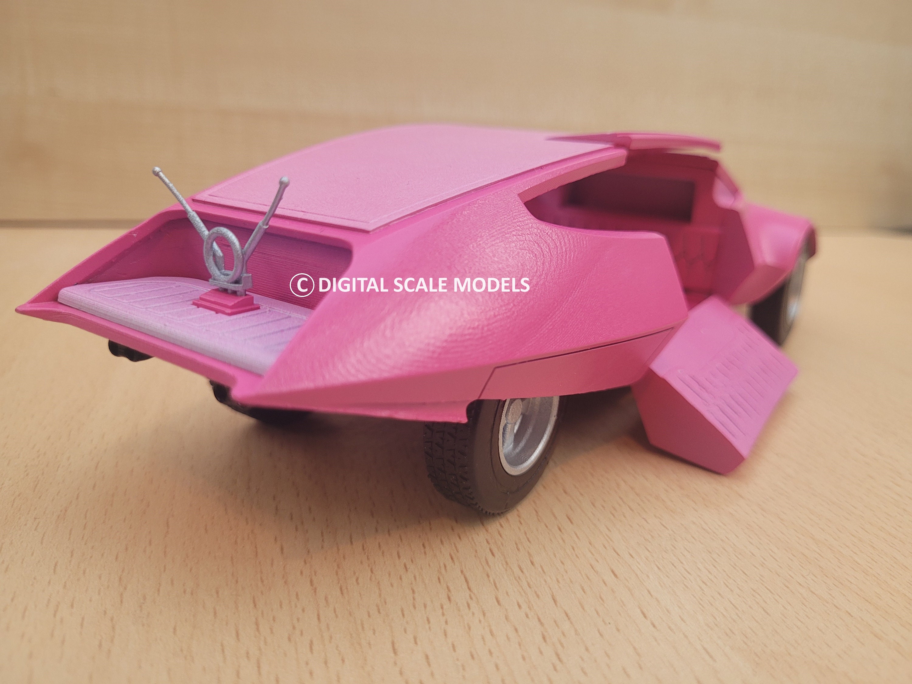 Pink Panther Car, Digital 3D Print Files Only, 1:24 Scale Model. - Etsy