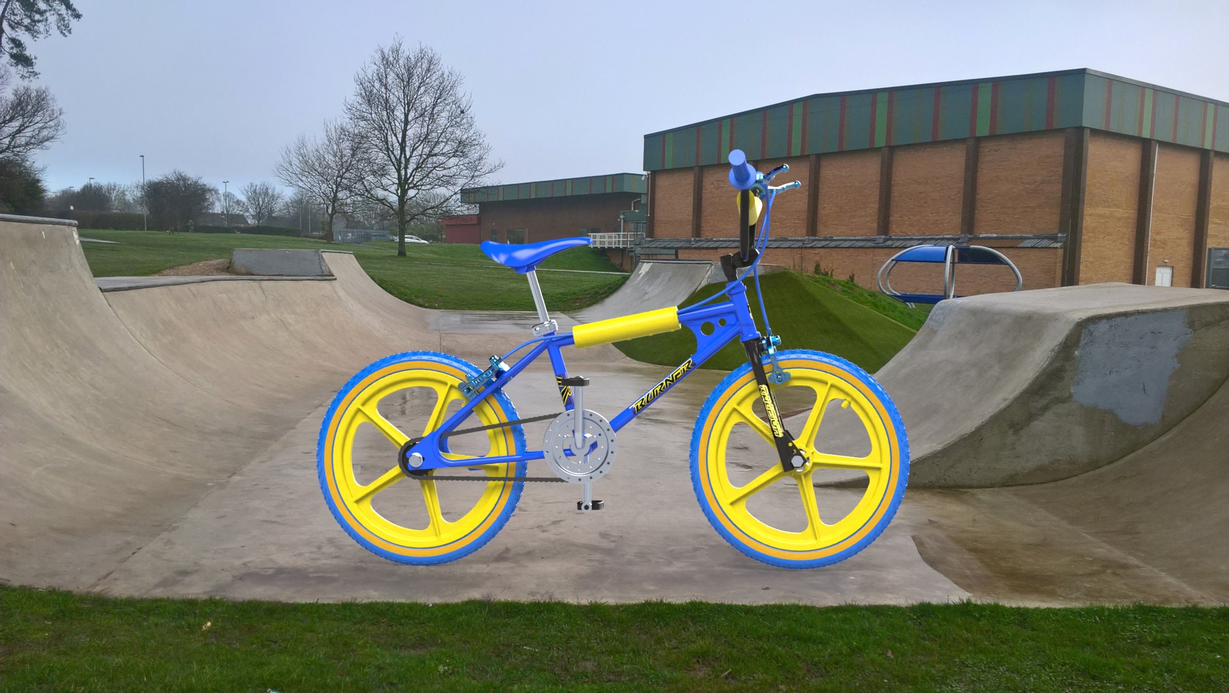 Tuff Burner BMX Scale Model STL Files, 1:5 (digital Download) - Etsy