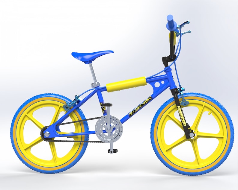 BMX Tuff Burner Scale 1:5 Model Kit for 3D Printing. No - Etsy