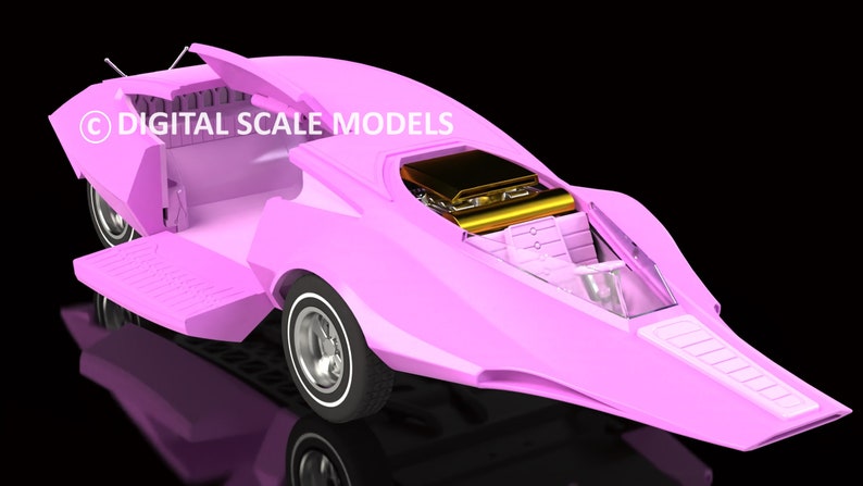 Pink Panther Car, DIGITAL 3D Print Files Only, 1:24 Scale Model. - Etsy
