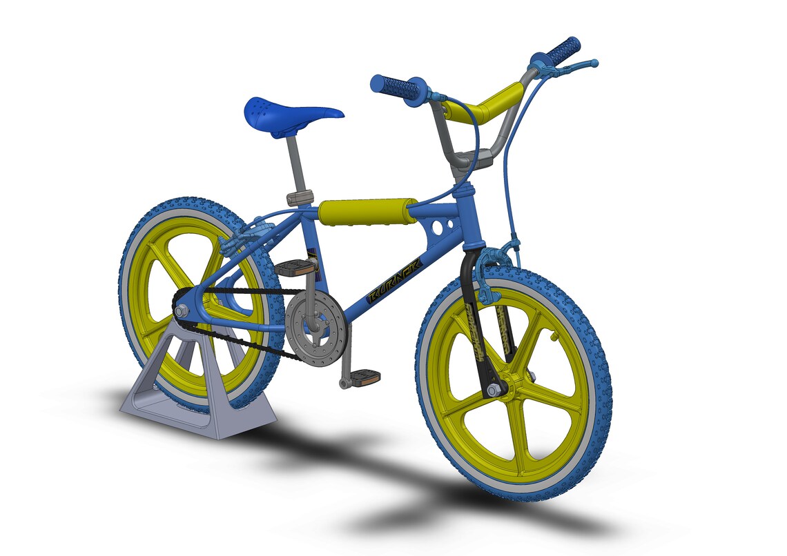 Tuff Burner BMX Scale Model STL Files, 1:5 (digital Download) - Etsy