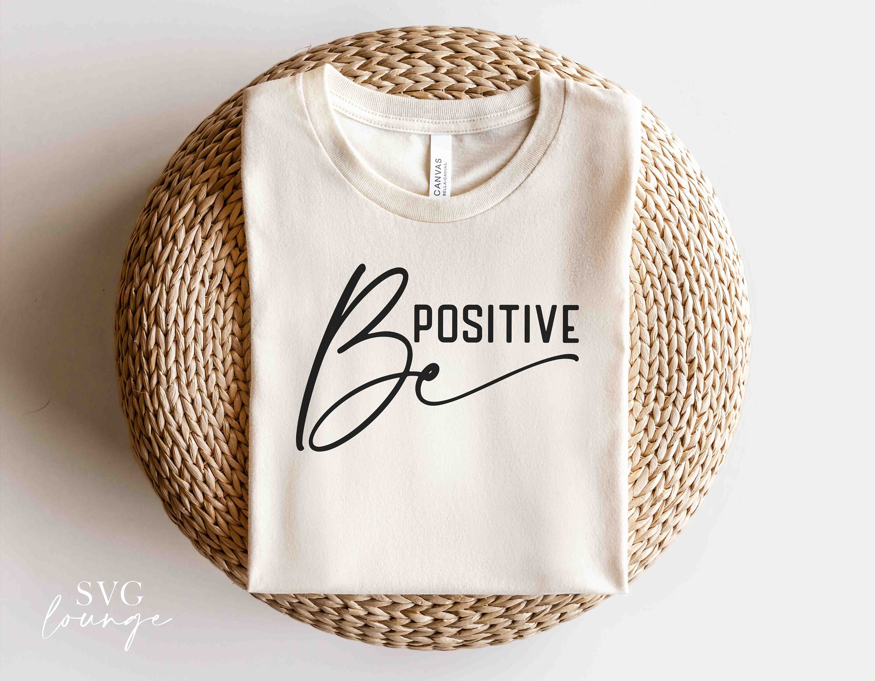 Be Positive SVG, Mental Health Svg, Choose Happy Svg, Positive Mindset ...
