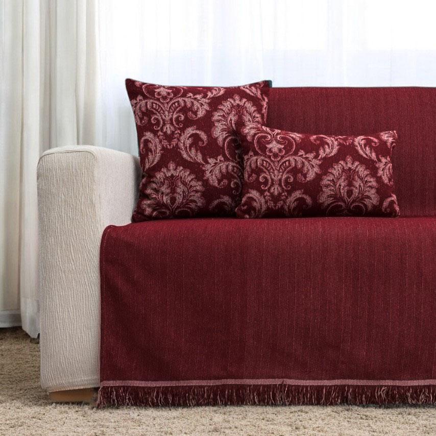 Single Bordeaux Colored Sofa Throws - Set. - Etsy