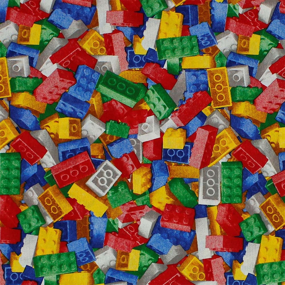 Colorful Bricks Fabric , 280cm Width (canvas). Fabrics per Meters ...