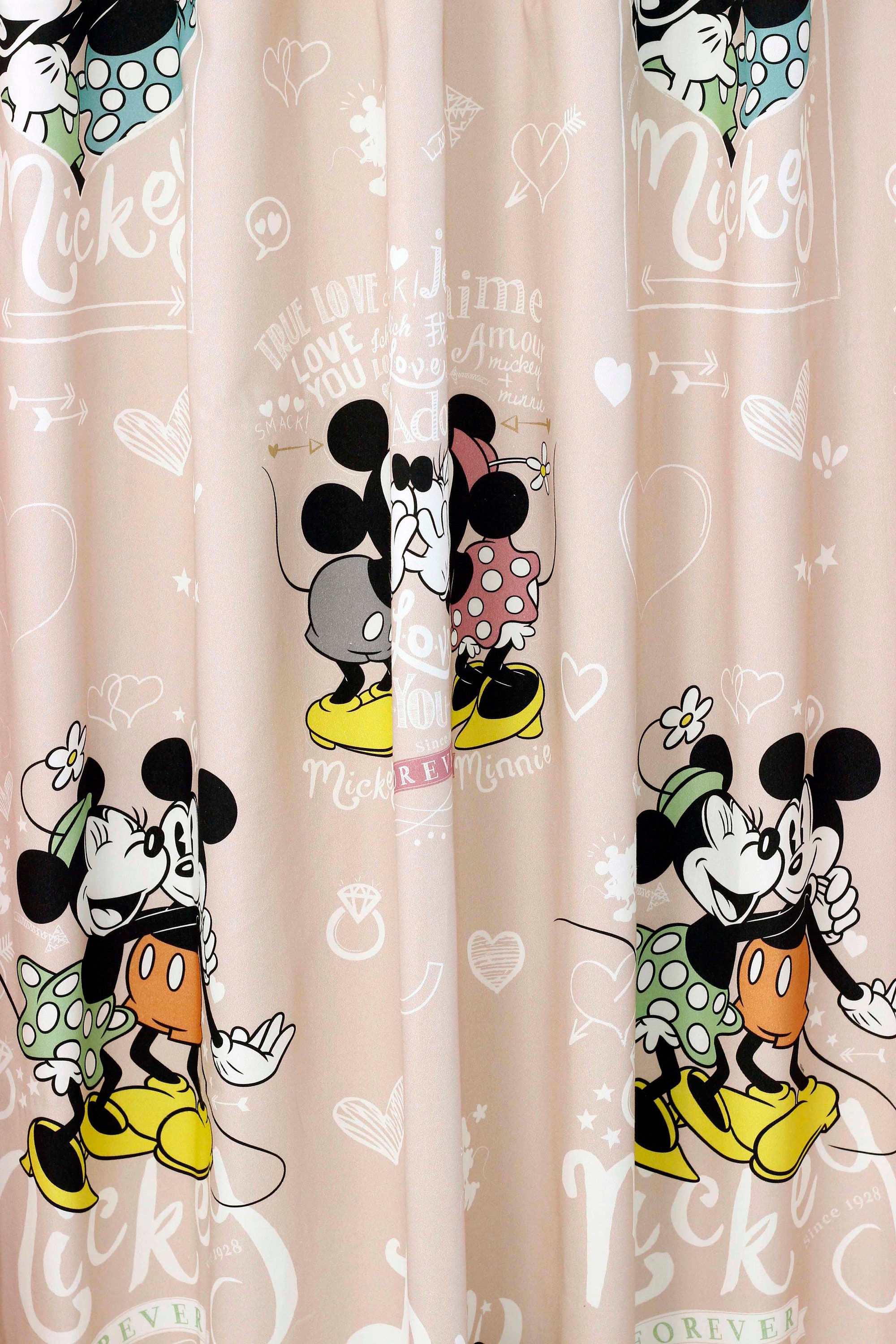 Disney Mickey Mouse Curtains for Kids, Custom Drapes, Curtain Baby Girl ...
