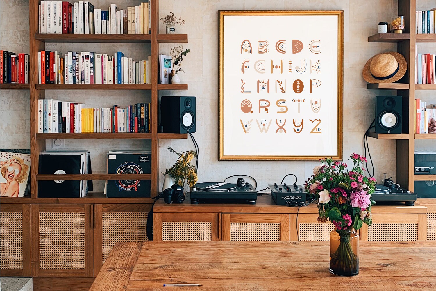 Boho Alphabet Clipart, Bohemian Letter Set, Rainbow Letters SVG, PNG - Etsy