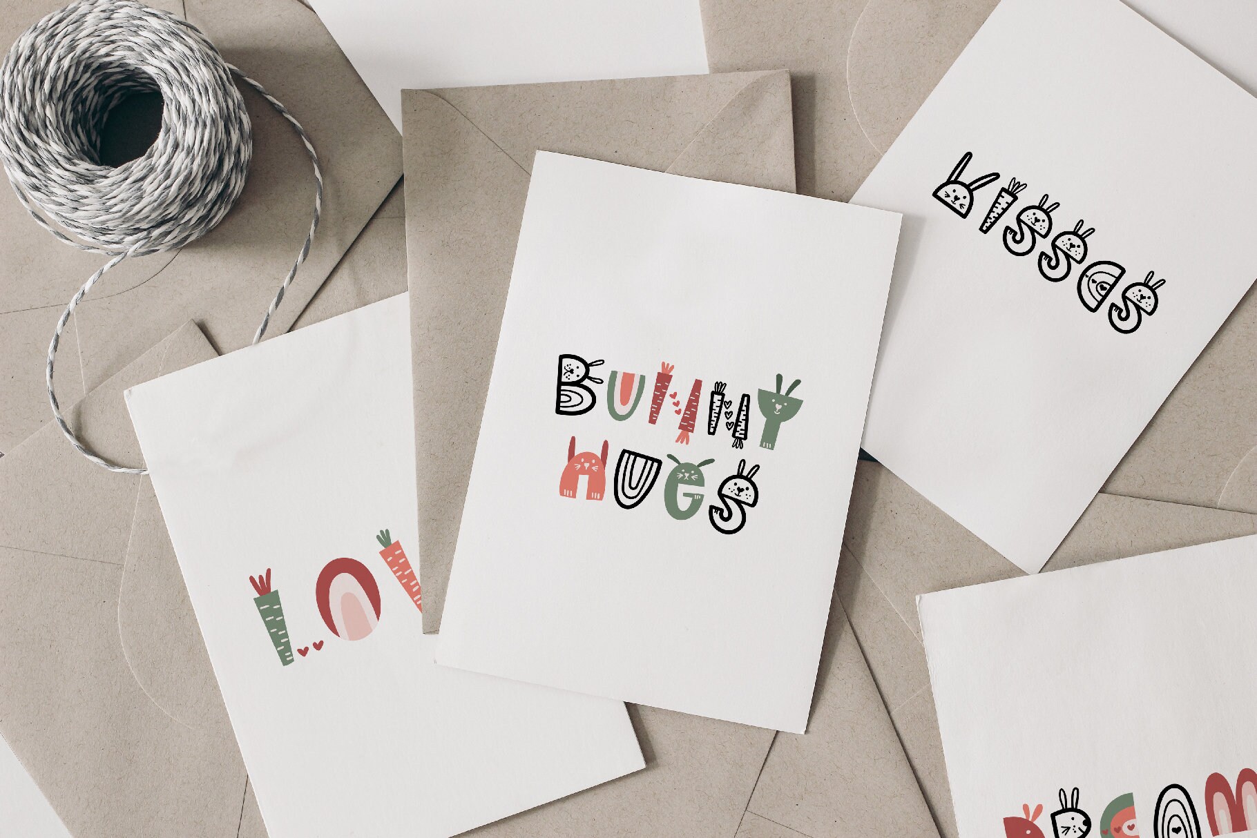 Easter Bunny Alphabet Clipart Easter Font Letter Set SVG - Etsy