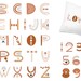 Boho Alphabet Clipart, Bohemian Letter Set, Rainbow Letters SVG, PNG - Etsy