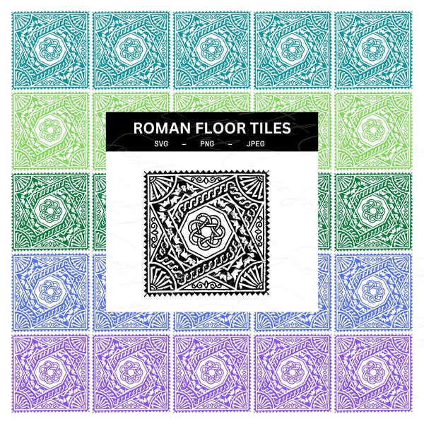 Mosaic Tile Svg - Etsy