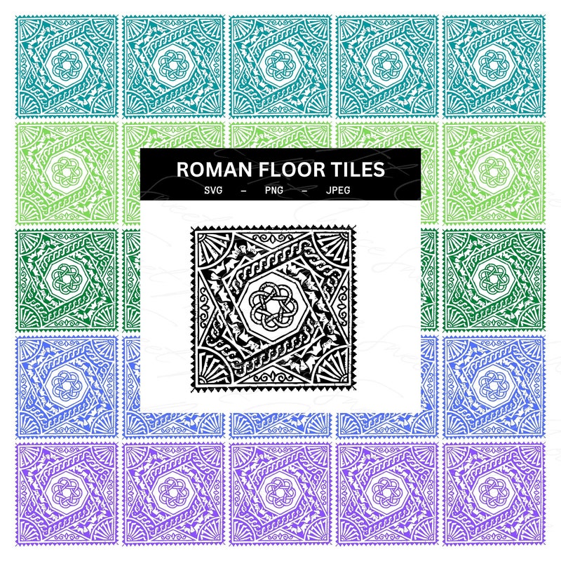 Mosaic Tile Svg - Etsy