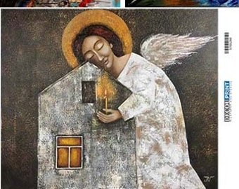 Angels Rice Paper A3 Rice Paper for Decoupage Saints and Angels Theme ...