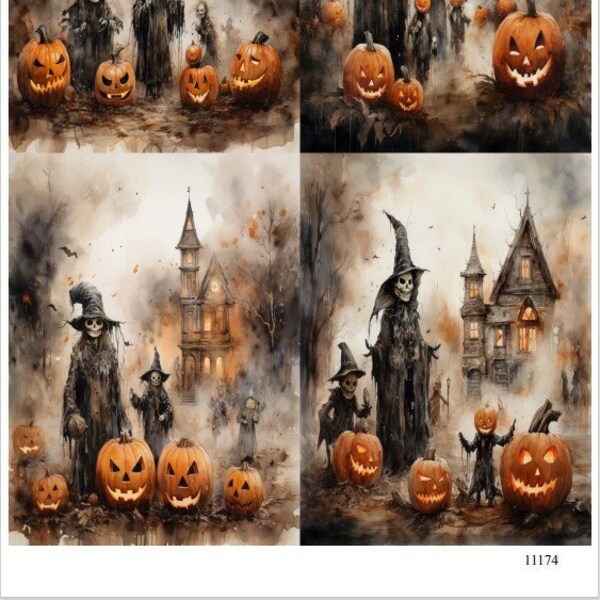 Halloween Rice Paper - Etsy