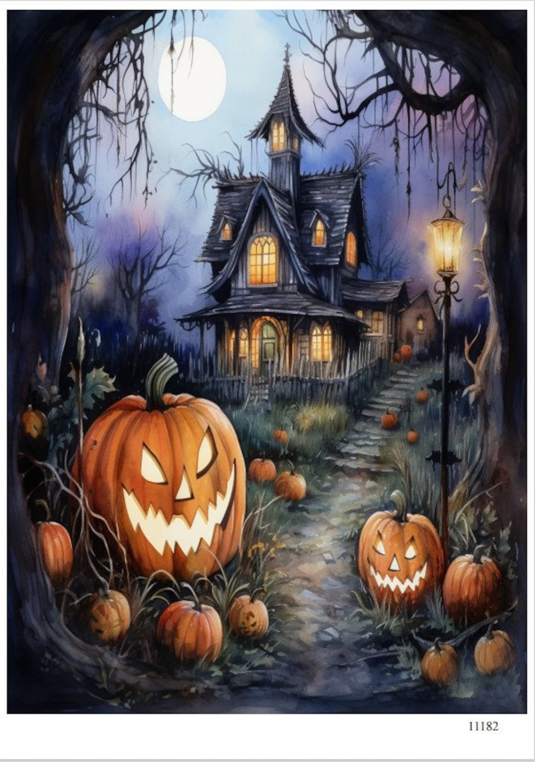 Α4 A3 Rice Paper for Decoupage Halloween Theme Mixed Media - Etsy