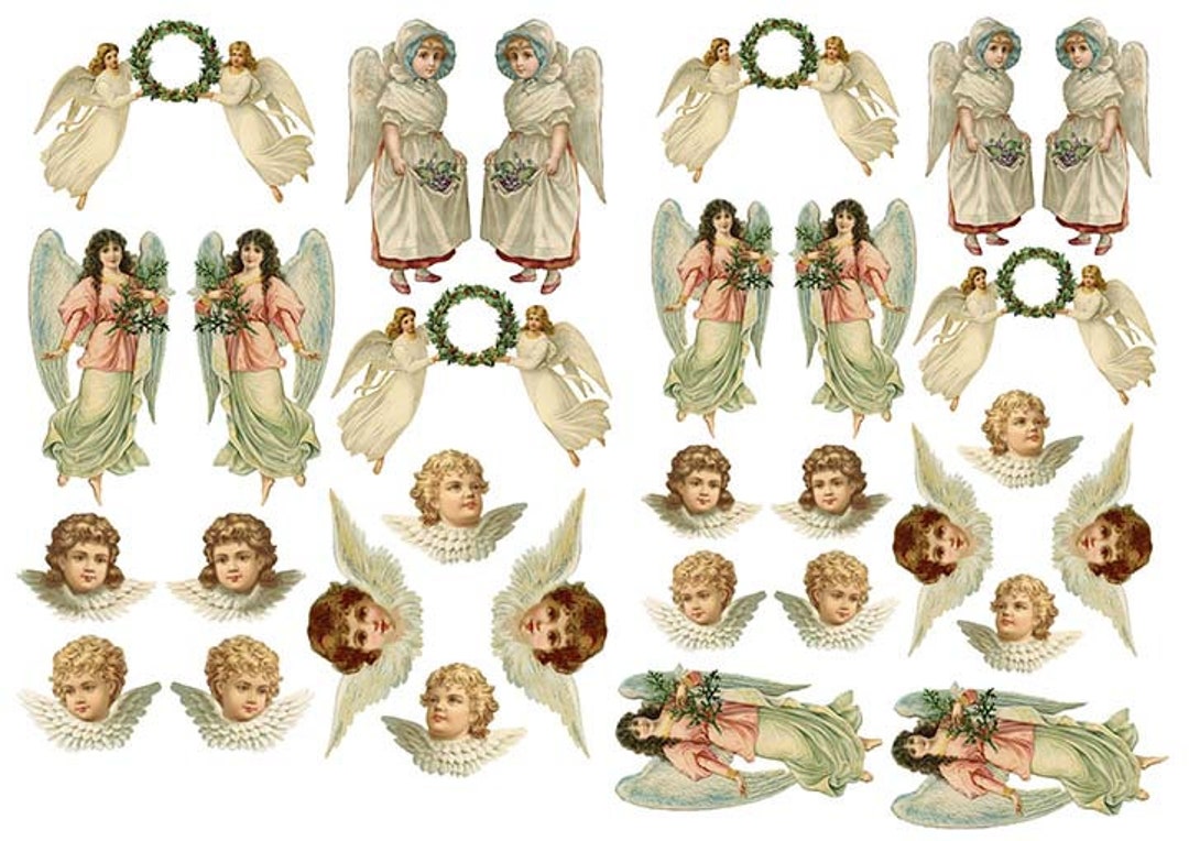 Angels Rice Paper A3 Rice Paper for Decoupage Saints and Angels Theme ...