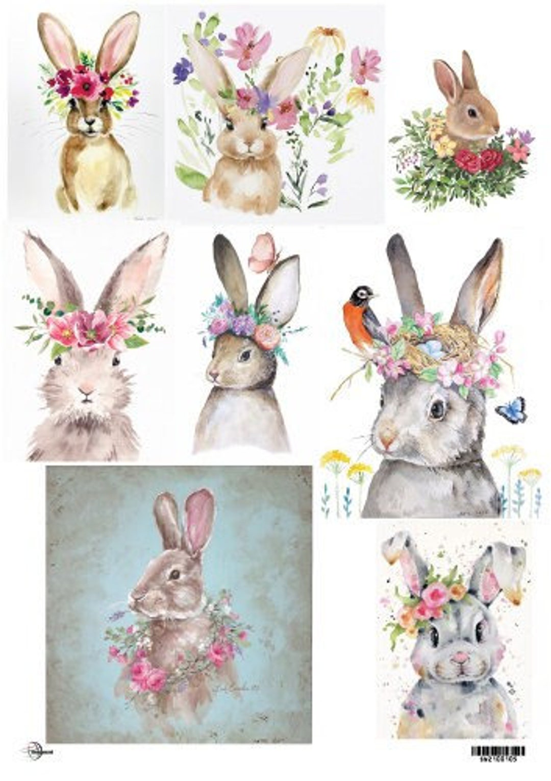 A3 Rice Paper for Decoupage Easter Theme Mixed Media Diy - Etsy