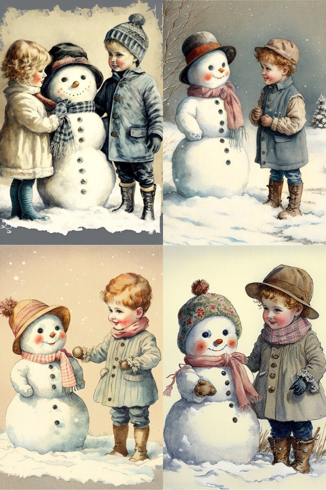 A3 Rice Paper for Decoupage Christmas Theme Mixed Media Diy Christmas ...