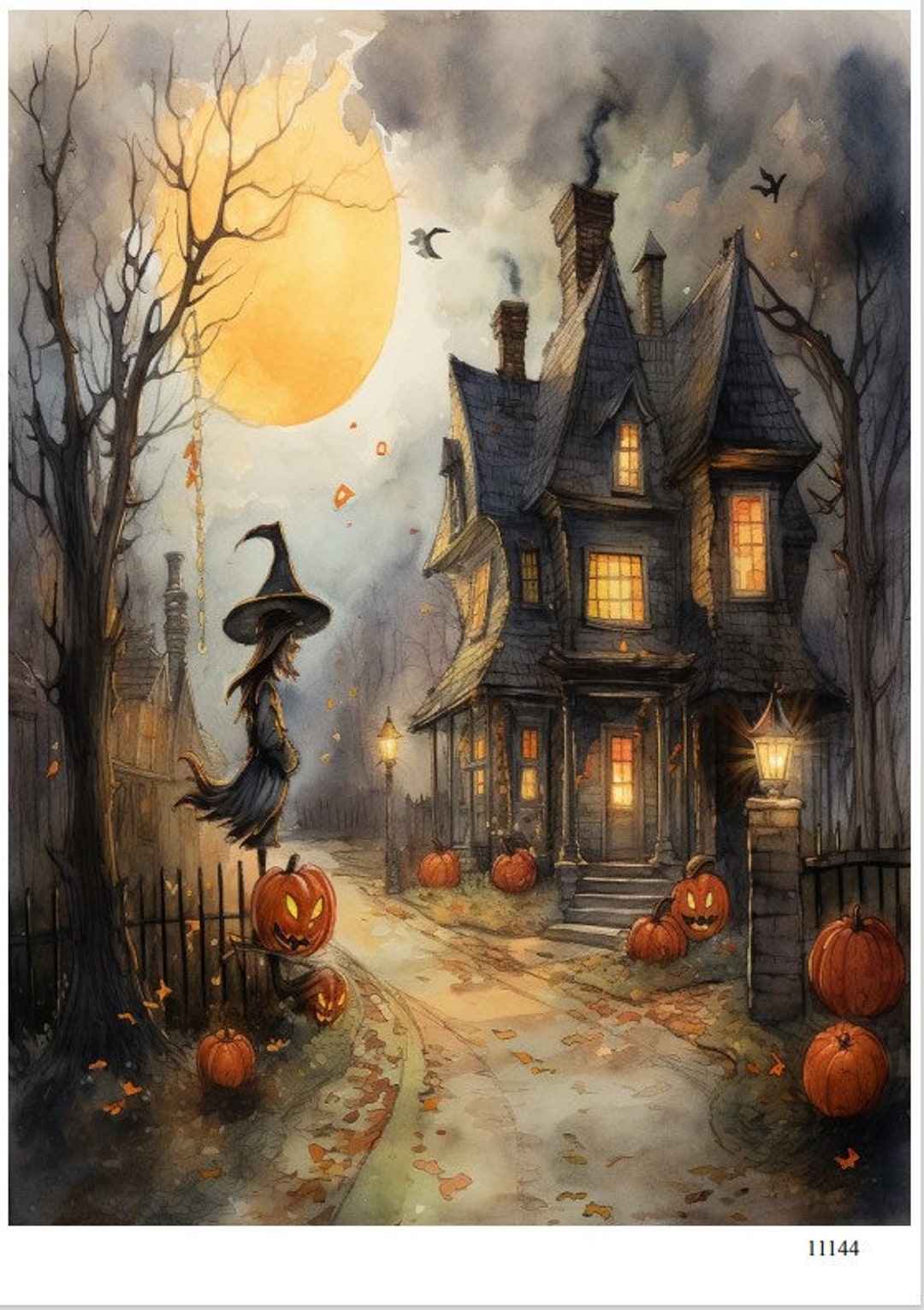 A4 - A3 Rice Paper for Decoupage Unique Rice Papers Women Halloween ...