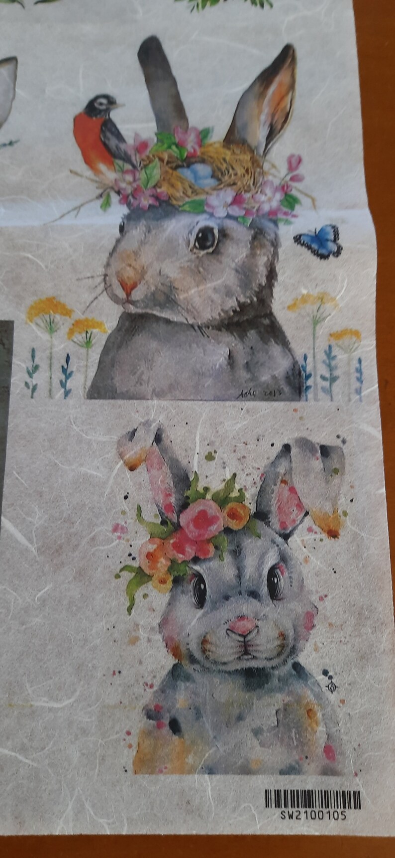 A3 Rice Paper for Decoupage Easter Theme Mixed Media Diy - Etsy