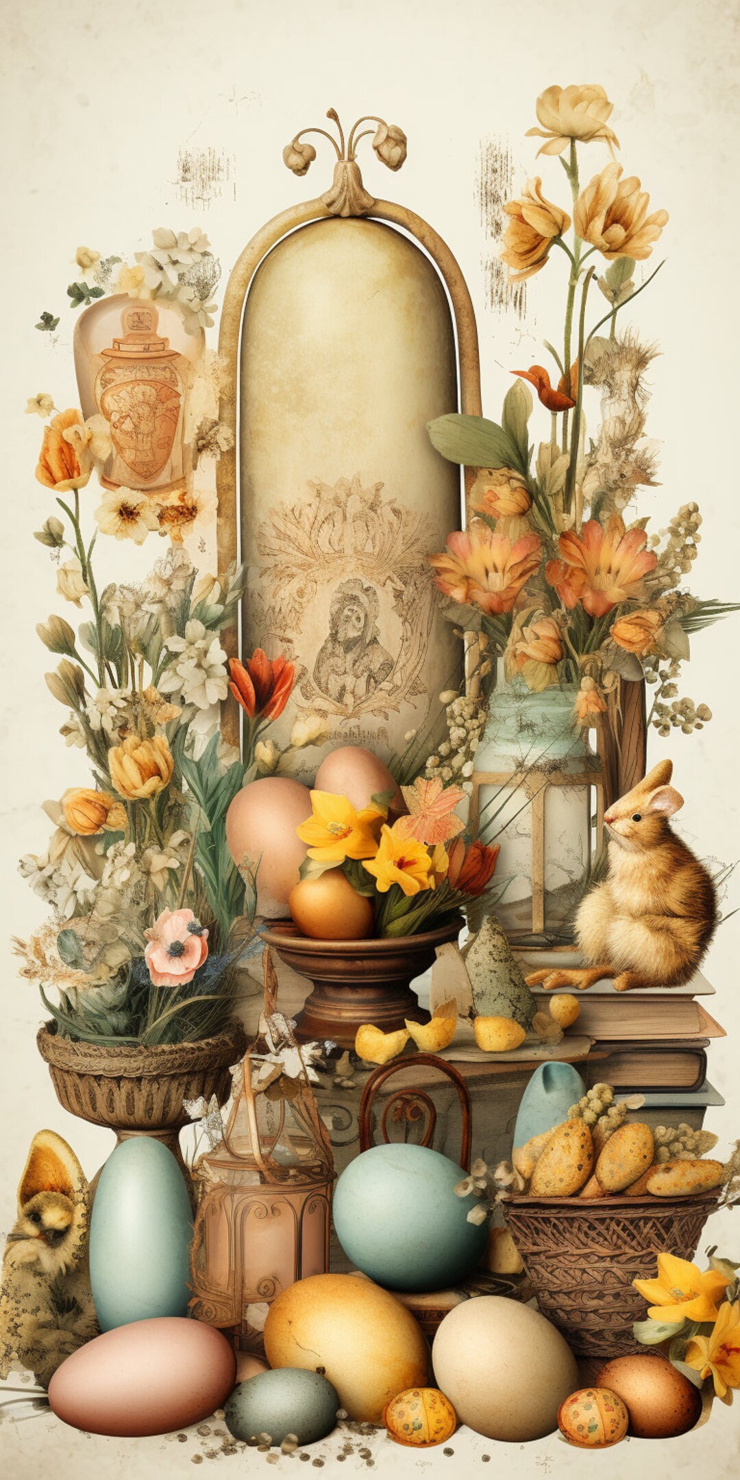 A4 A3 Rice Paper for Decoupage Easter Theme Mixed Media Diy Easter ...