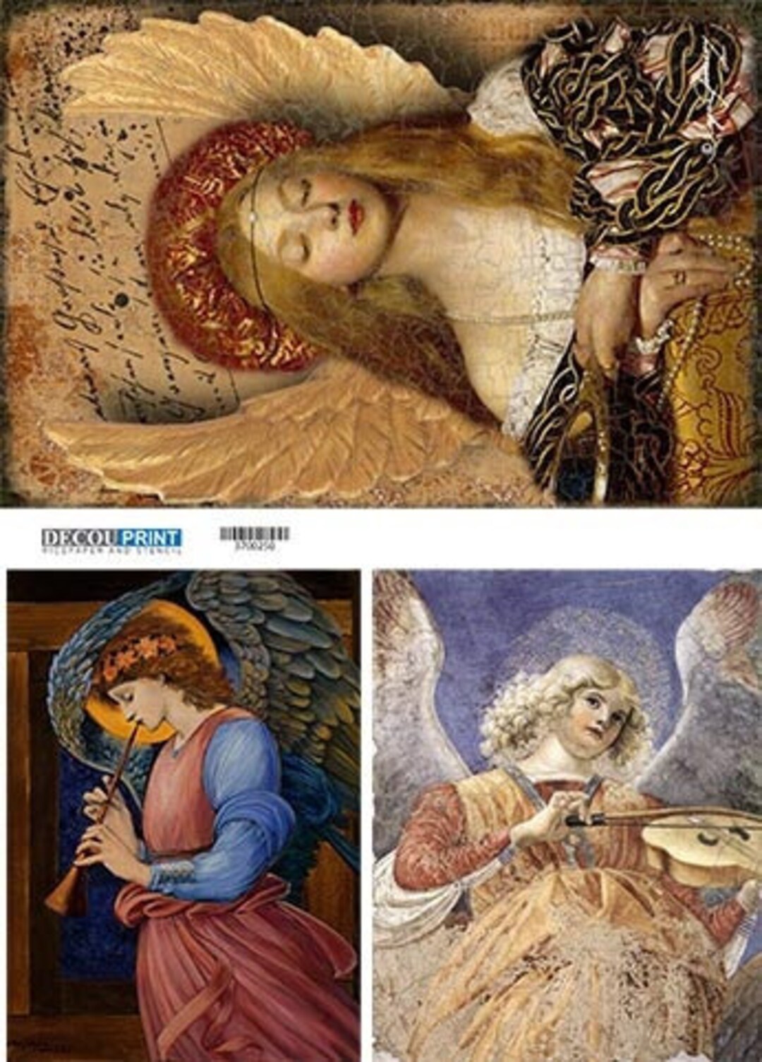 Angels Rice Paper A3 Rice Paper for Decoupage Saints and Angels Theme ...