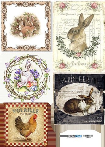 A3 Rice Paper for Decoupage Easter Theme Mixed Media Diy - Etsy