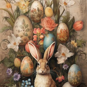 A4 A3 Rice Paper for Decoupage Easter Theme Mixed Media Diy Easter ...