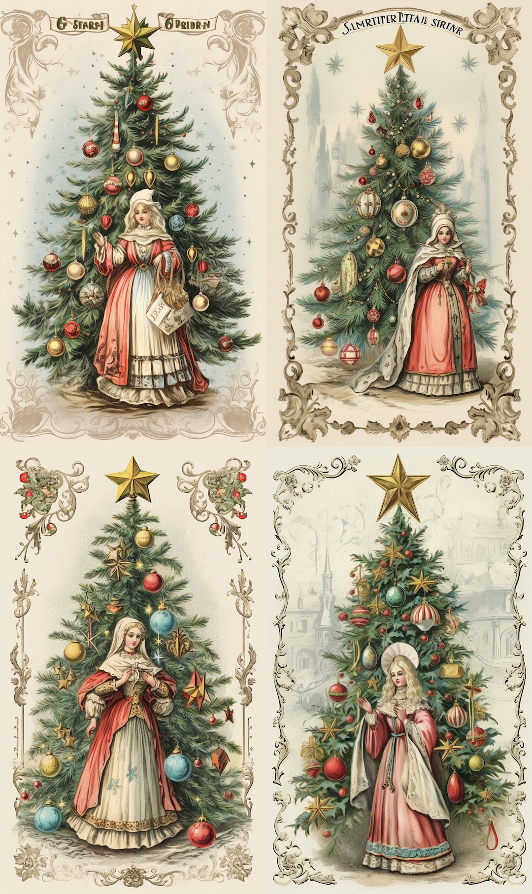 A3 Rice Paper for Decoupage Christmas Theme Mixed Media Diy Christmas ...