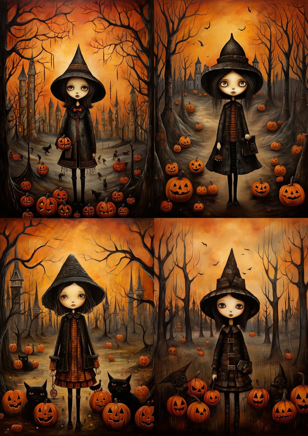 A4 A3 Rice Paper for Decoupage Halloween Theme Mixed Media Diy Papiery ...