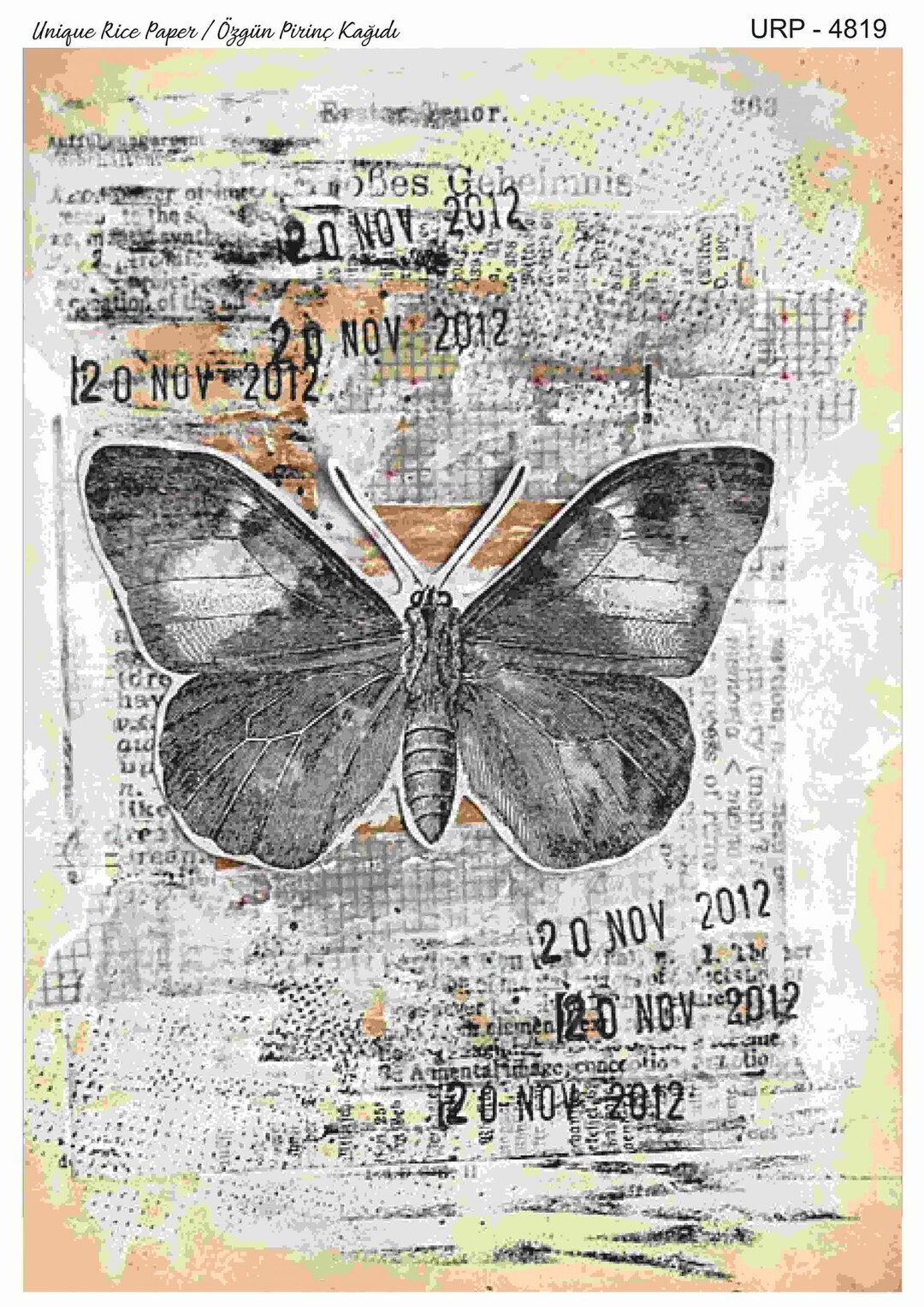 A3 Rice Paper for Decoupage Unique Rice Papers - Etsy