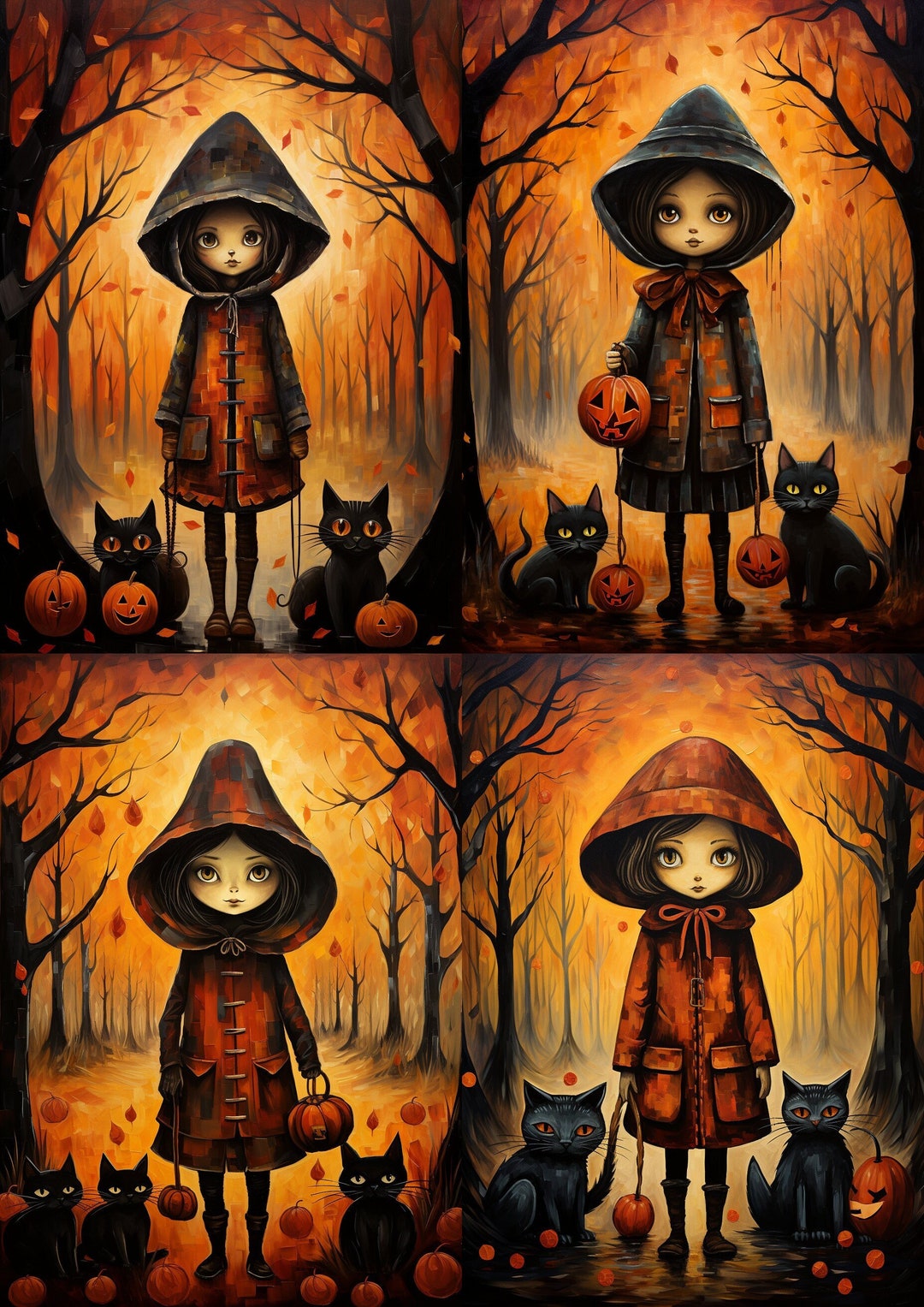 A4 A3 Rice Paper for Decoupage Halloween Theme Mixed Media Diy Papiery ...