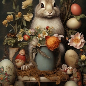 A4 A3 Rice Paper for Decoupage Easter Theme Mixed Media Diy Easter ...