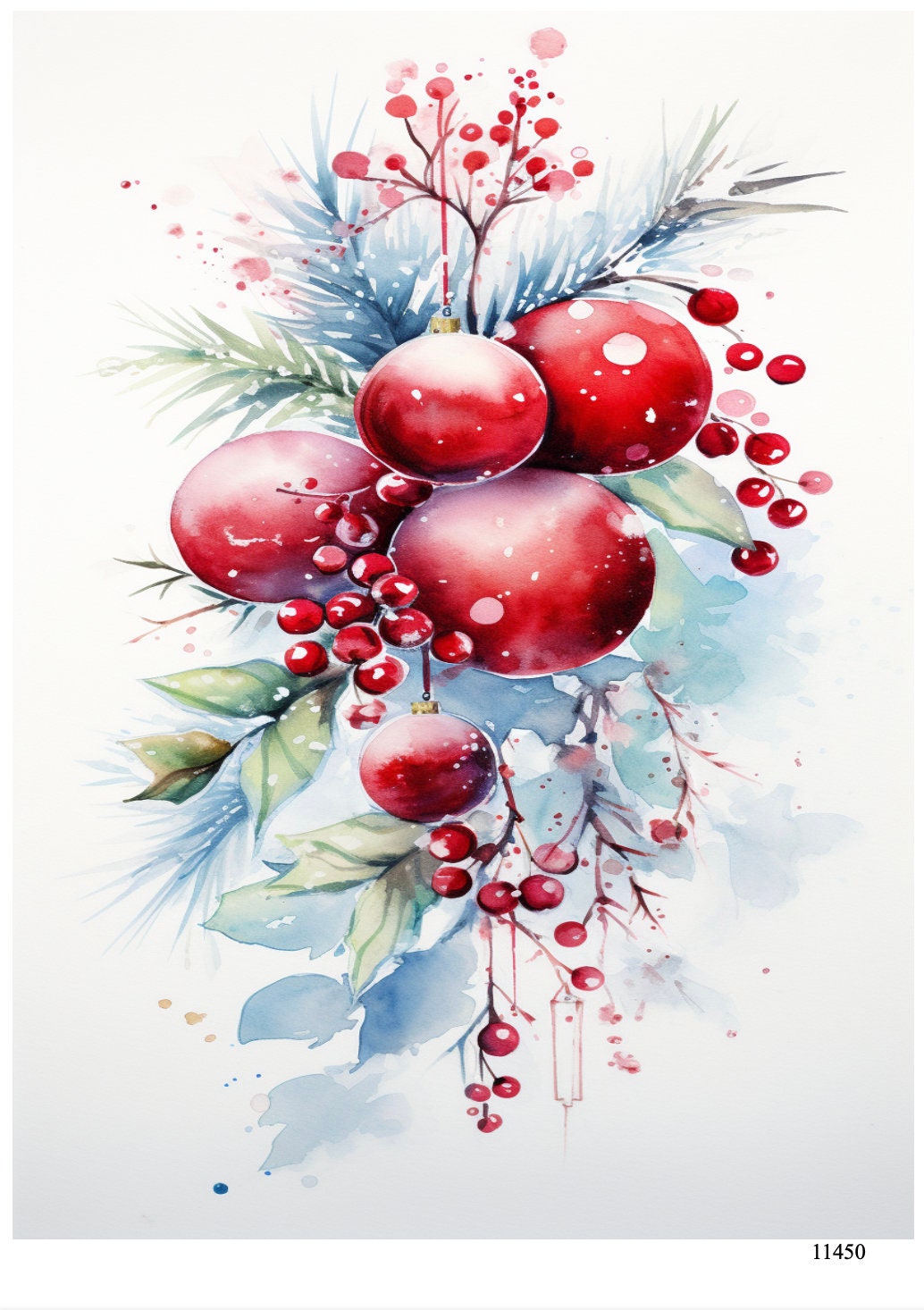 A4-A3 Rice Paper for Decoupage Christmas Theme Mixed Media Diy ...