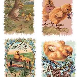 A3 Rice Paper for Decoupage Easter Theme Mixed Media Diy Easter Candles ...